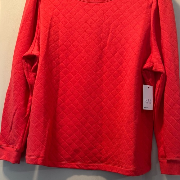 croft & barrow | Tops | Croft Barrow Red Quilted Top | Poshmark